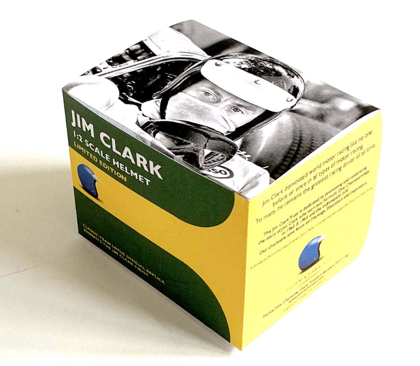 Jim Clark 1:2 Scale Limited Edition Replica Helmet - The Jim Clark Trust