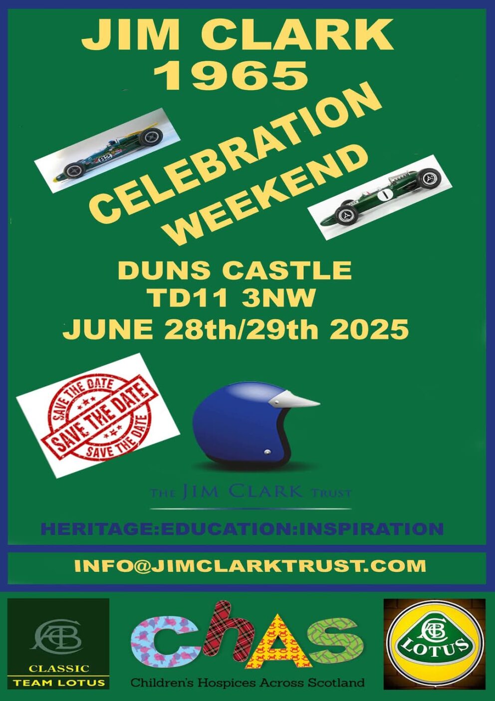 Jim Clark 60th Anniversary Celebration Weekend - The Jim Clark Trust