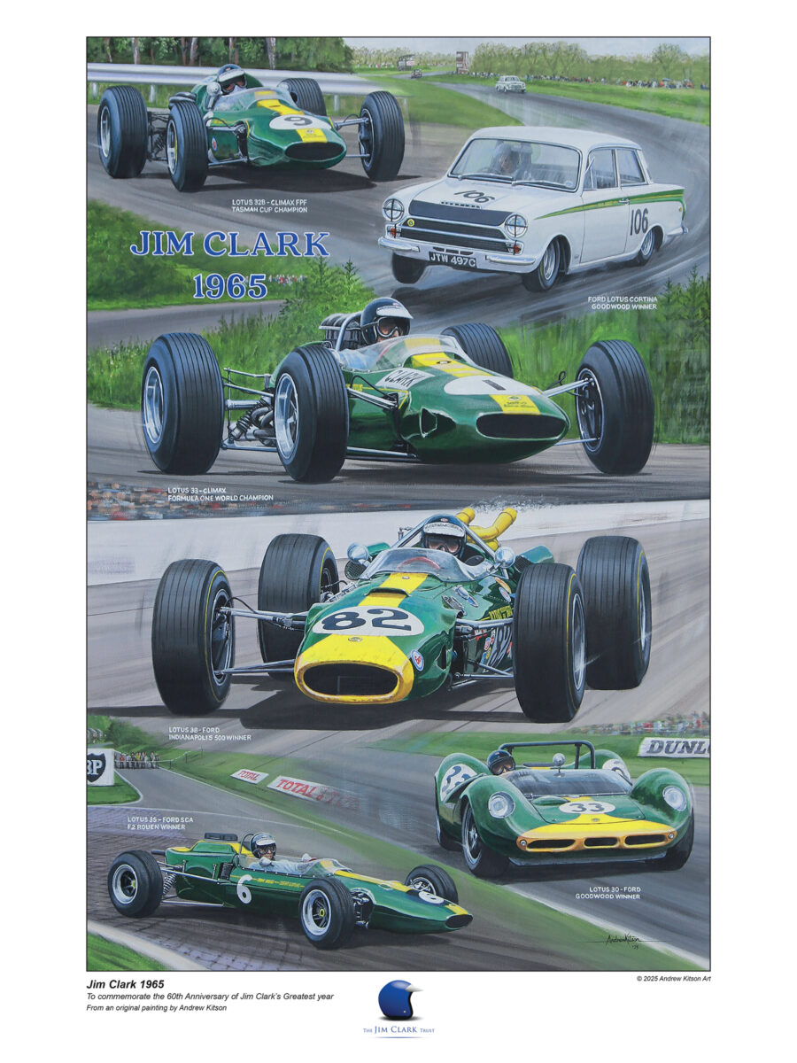 Jim Clark 1965 Print - The Jim Clark Trust
